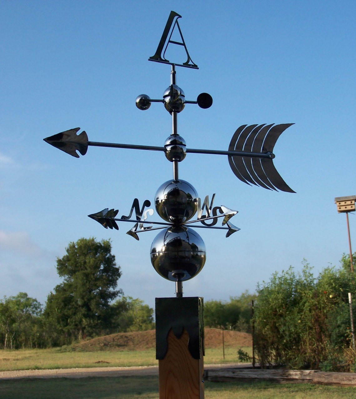 Indian Arrow Weathervane Post Mount - Etsy