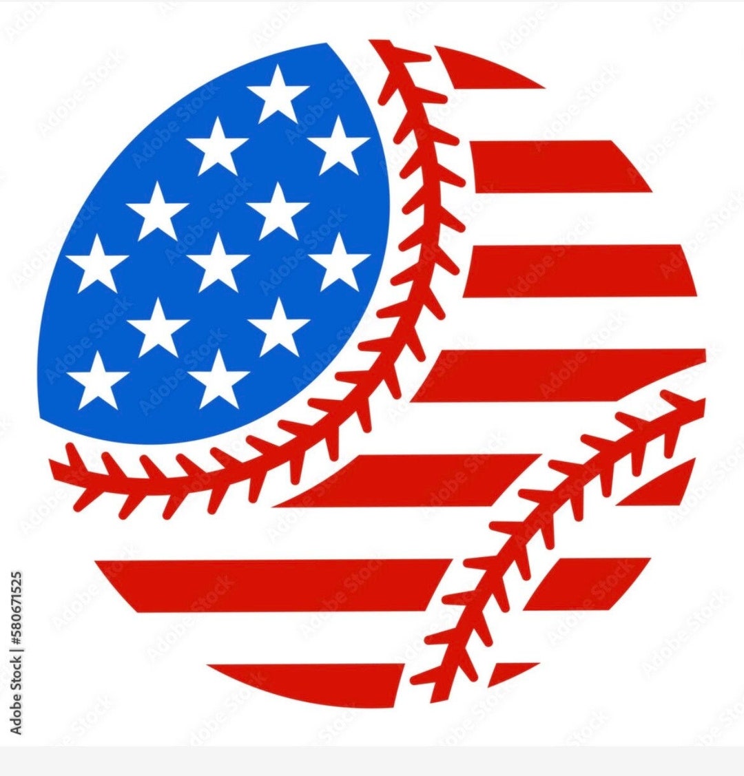 Baseball Decal, Baseball American Flag Decal for Yeti, Tumbler, Car ...