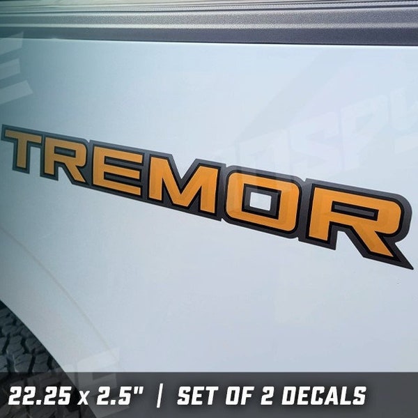 Tremor Orange Decals - Etsy