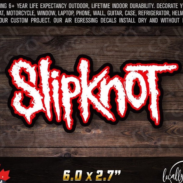 Slipknot Vinyl Decal - Etsy