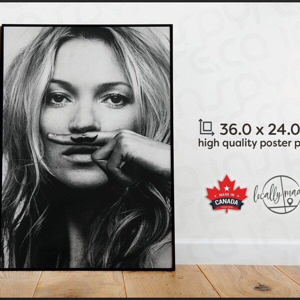 Mustache Poster - Etsy