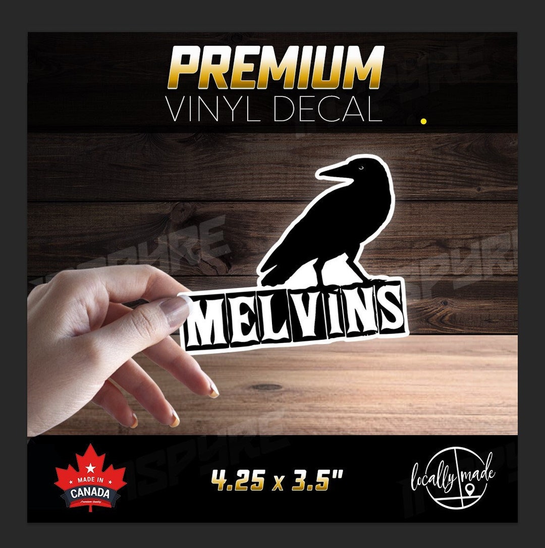 MELVINS Crow Glossy Vinyl Decal / Sticker 4.25in USA Alternative Punk ...
