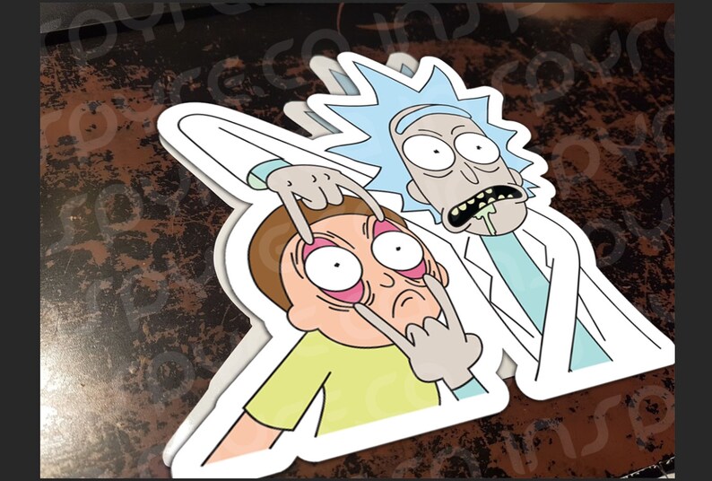 Rick and Morty Vector File Ai / Cdr / Pdf / Eps Print Production Files ...