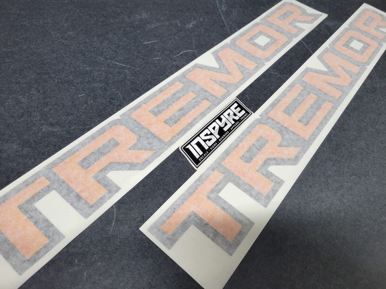 Ford F-150 TREMOR Custom ORANGE / GRAY off Road Decals / Stickers Truck ...