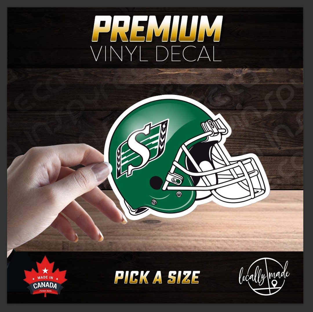 Saskatchewan Roughriders Football Helmet Decal / Sticker - Etsy