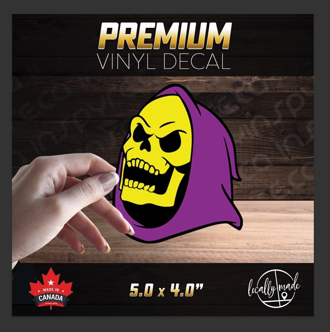 Skeletor Laughing Vinyl Decal / Sticker 5.0in MOTU Masters of the ...