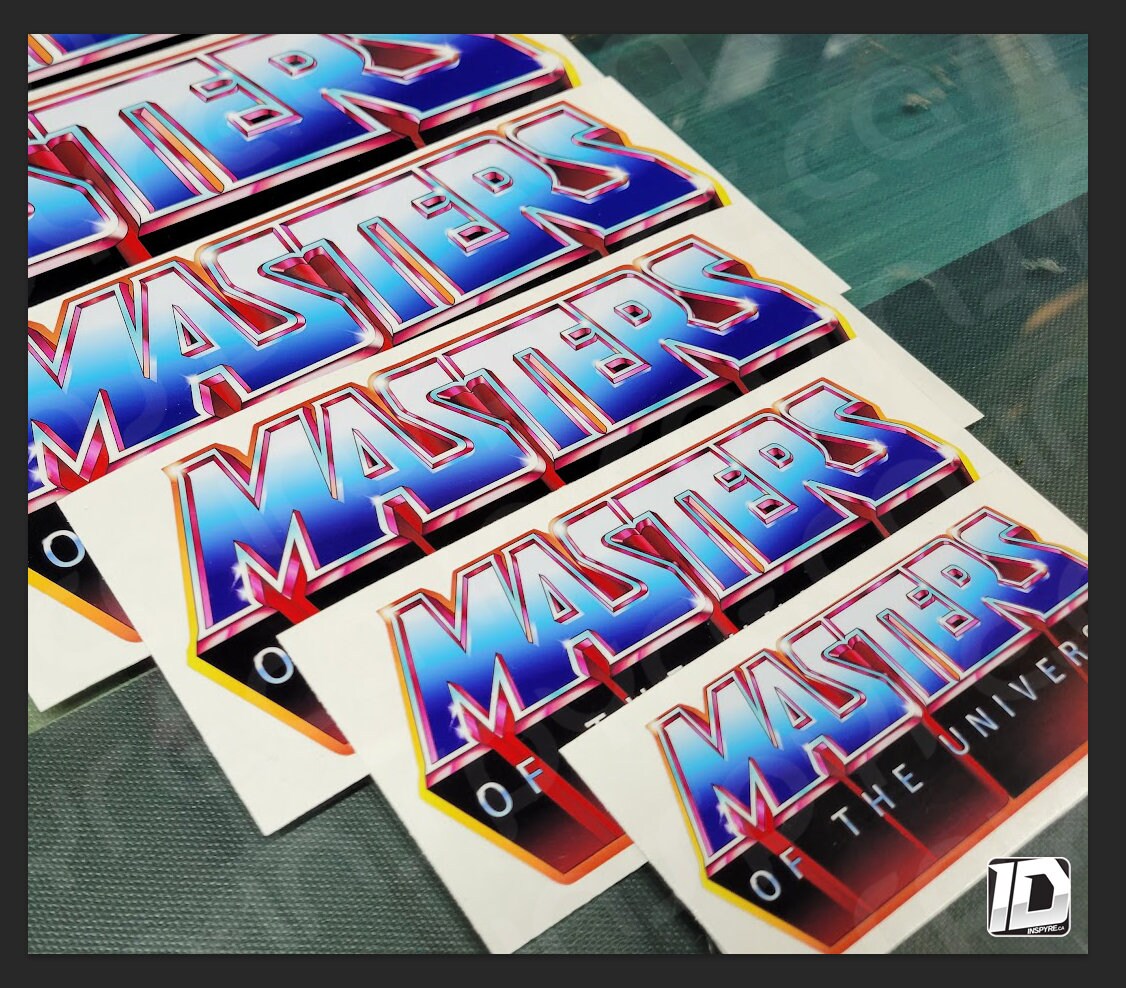 MASTERS of the UNIVERSE Decal Sticker 4.0 12.0in Wide - Etsy