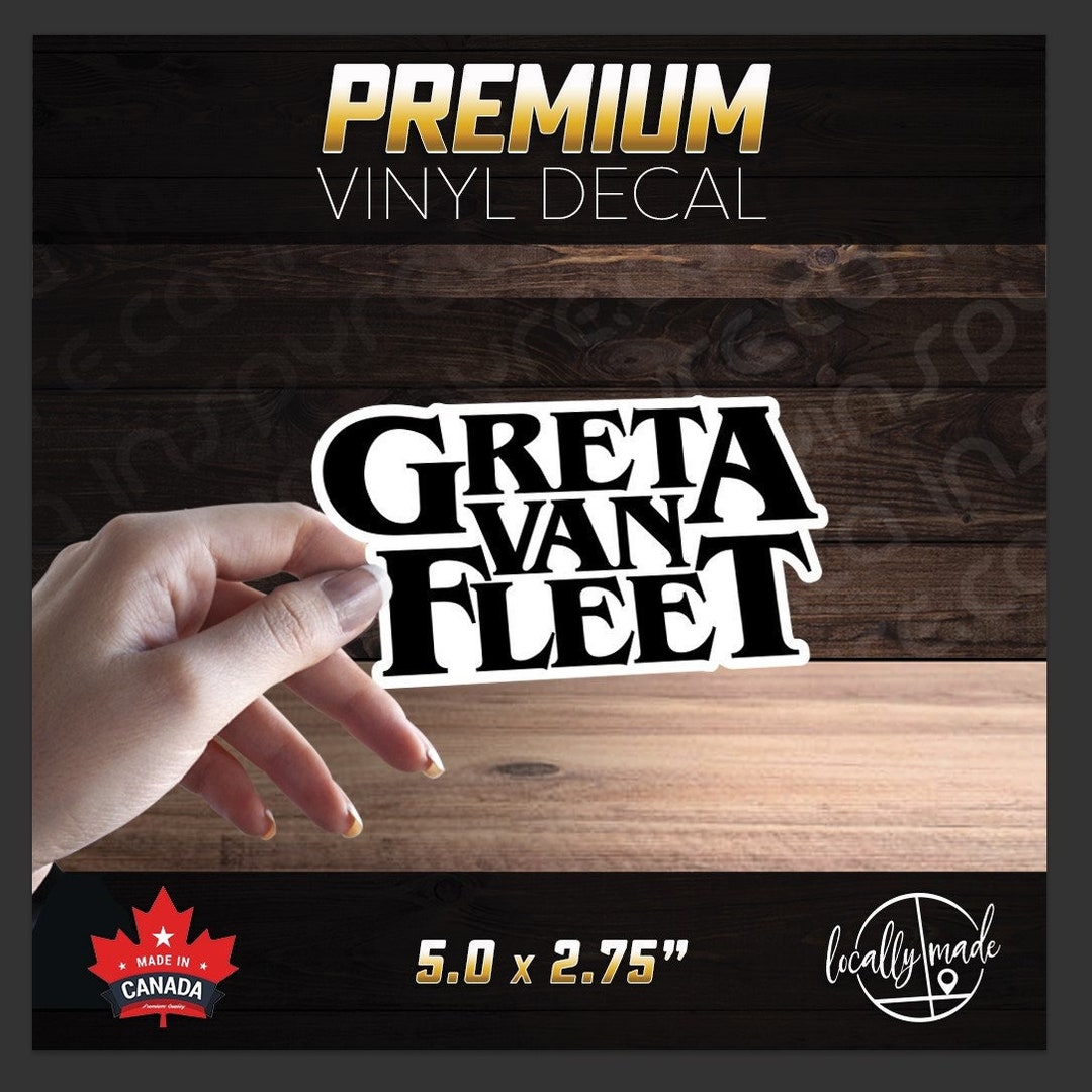 Greta Van Fleet Glossy Vinyl Decal / Sticker 5.0in USA Hard Blues ...
