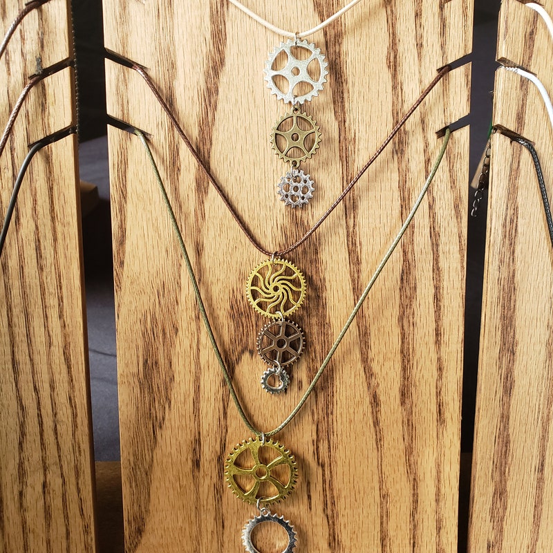 Gear Necklace - Etsy
