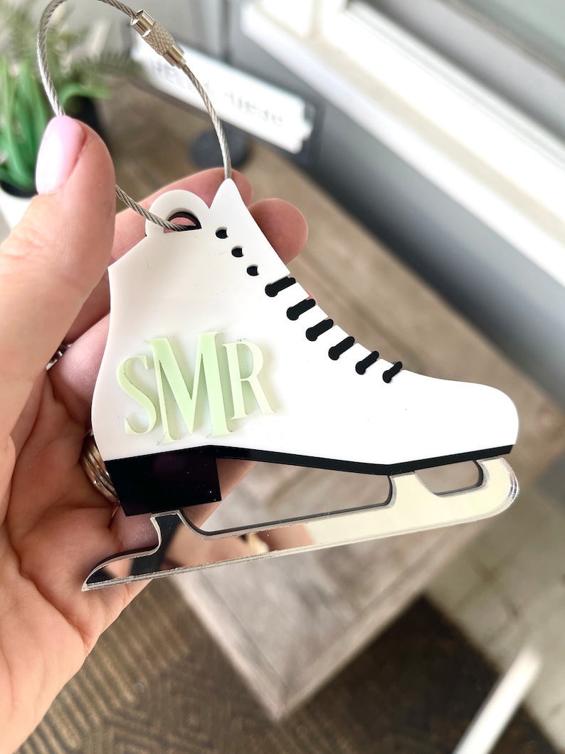 Figure Skating Bag Tag Personalized Bag Tag Figure Skating - Etsy