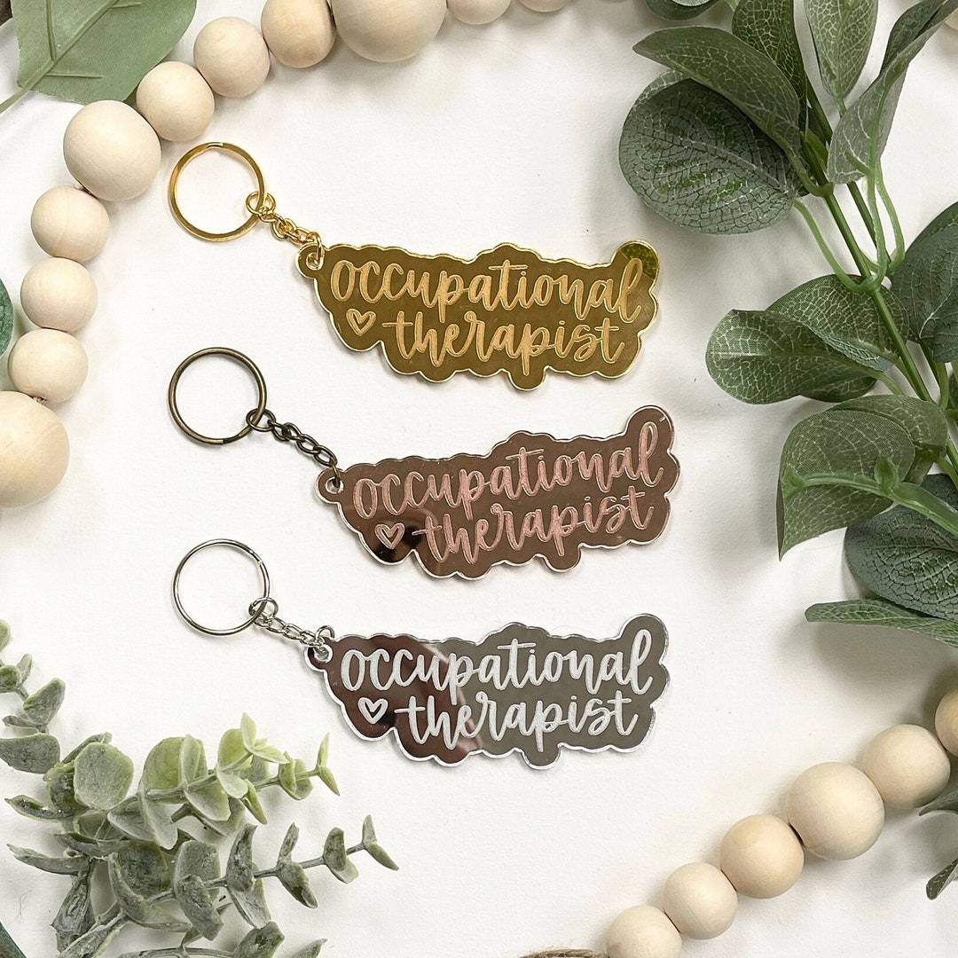 Occupational Therapist Keychain | Occupational Therapist Gift | OT Gift ...