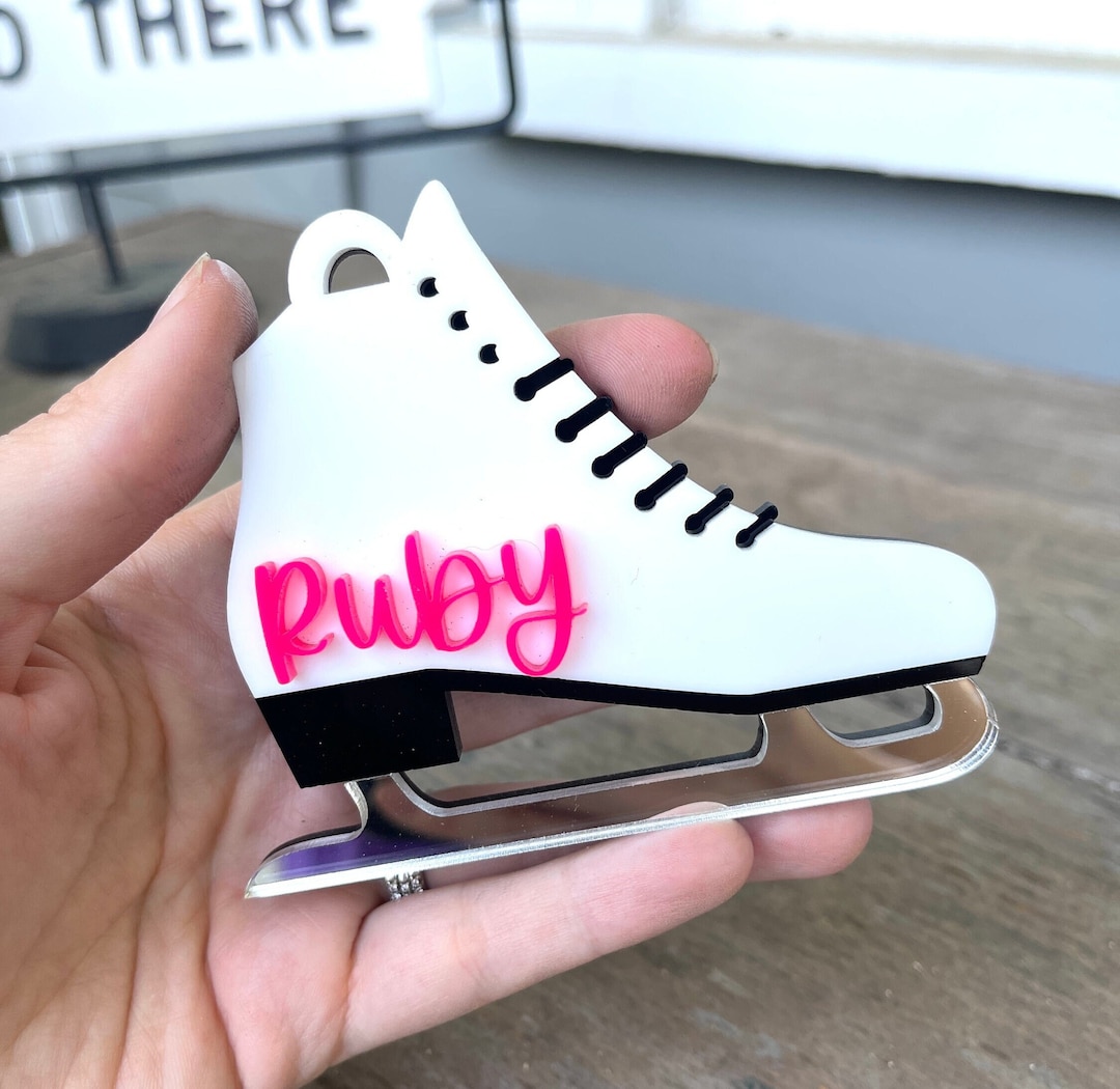 Figure Skating Bag Tag Personalized Ice Skating Bag Tag for Figure ...