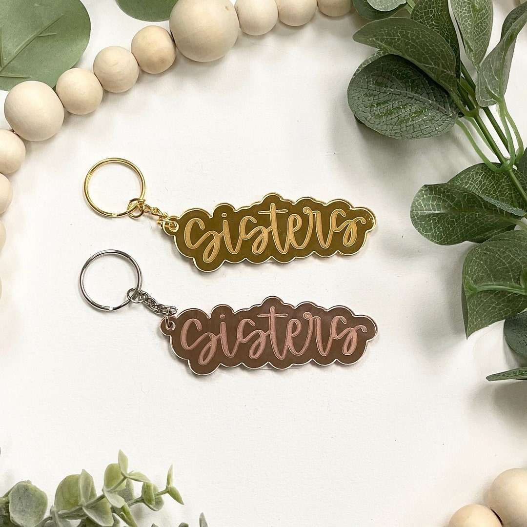 Sister Keychain | Sister Gift | Gift for Sister | Personalized Keychain ...
