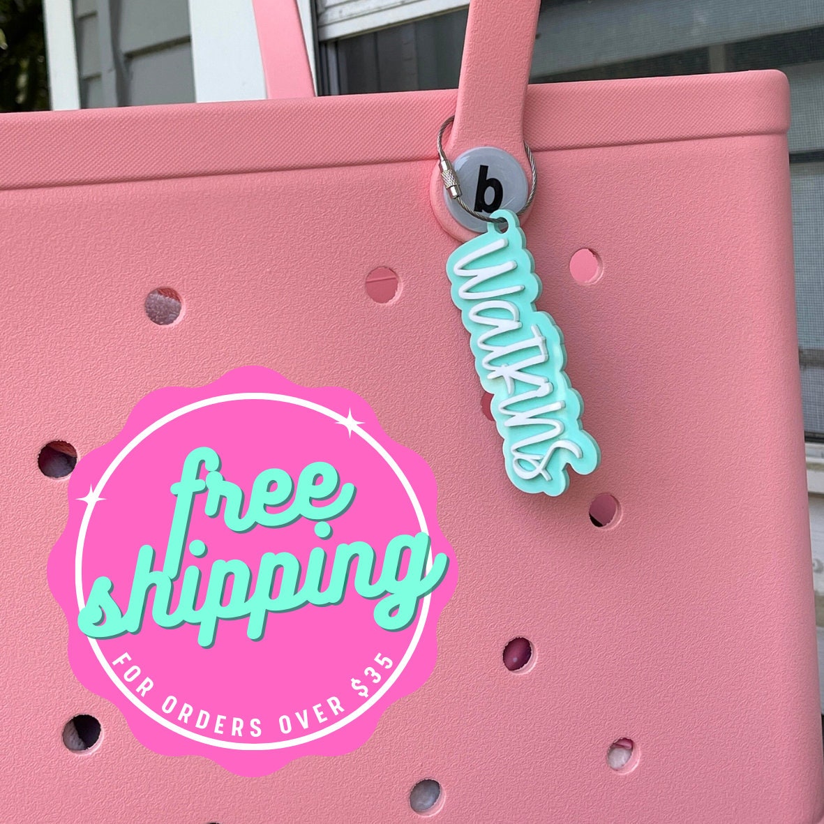 Name Keychain Personalized Bag Tag Personalized Gift Backpack Tag Gift ...