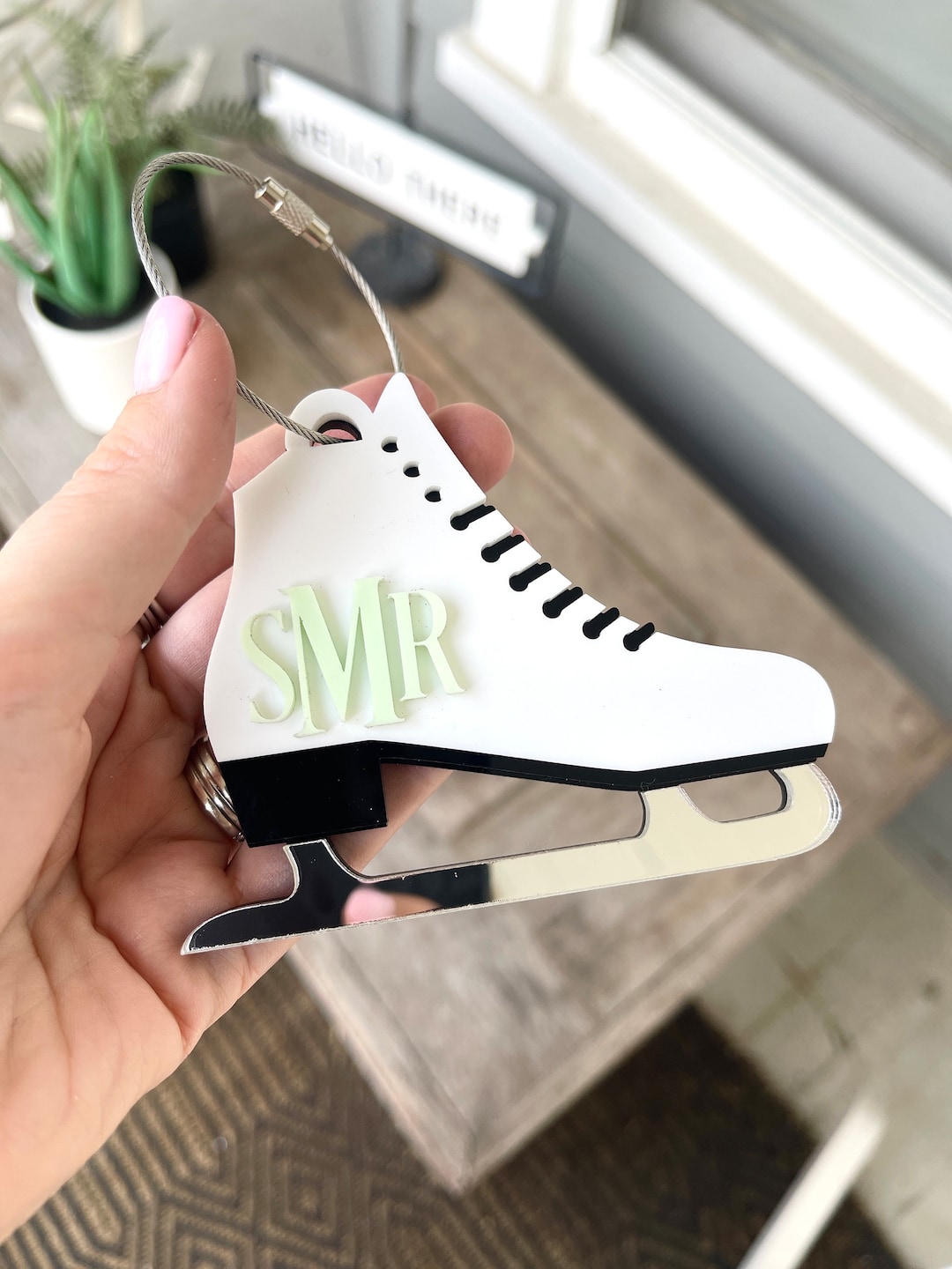 Figure Skating Bag Tag | Personalized Bag Tag | Figure Skating Keychain ...