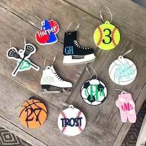 Figure Skating Bag Tag | Personalized Bag Tag | Figure Skating Keychain ...