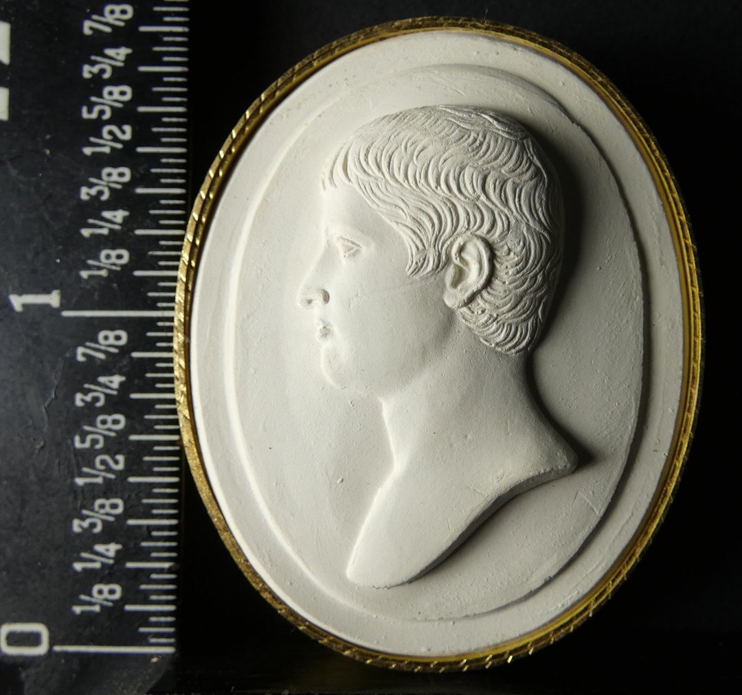 Antique Grand Tour Circa 1840 Plaster Intaglio Cameo 57 by Paoletti ...