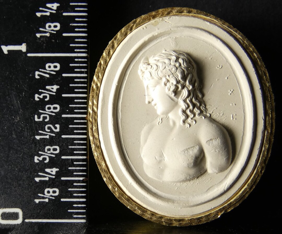 Antique Grand Tour Circa 1820 Plaster Intaglio Cameo 22 by Paoletti ...