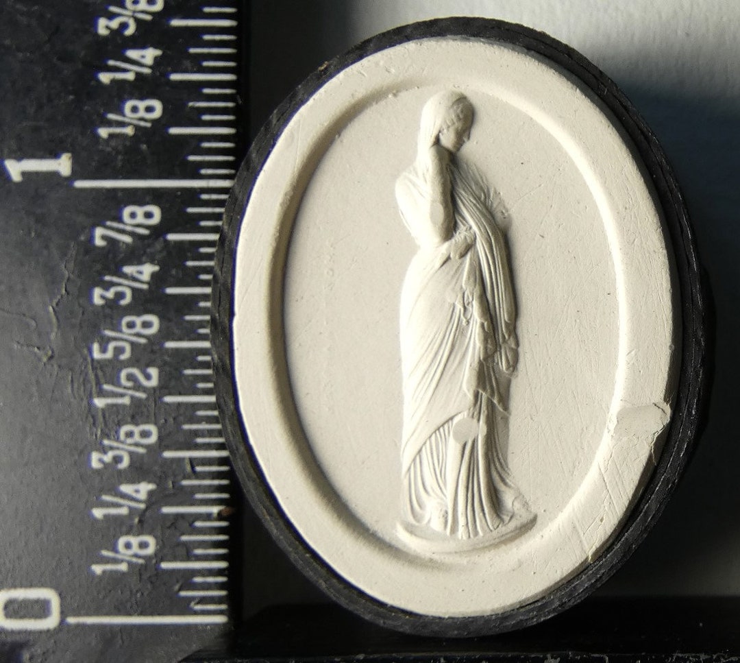 Antique Grand Tour Circa 1840 Plaster Intaglio Cameo 85 by Liberotti ...