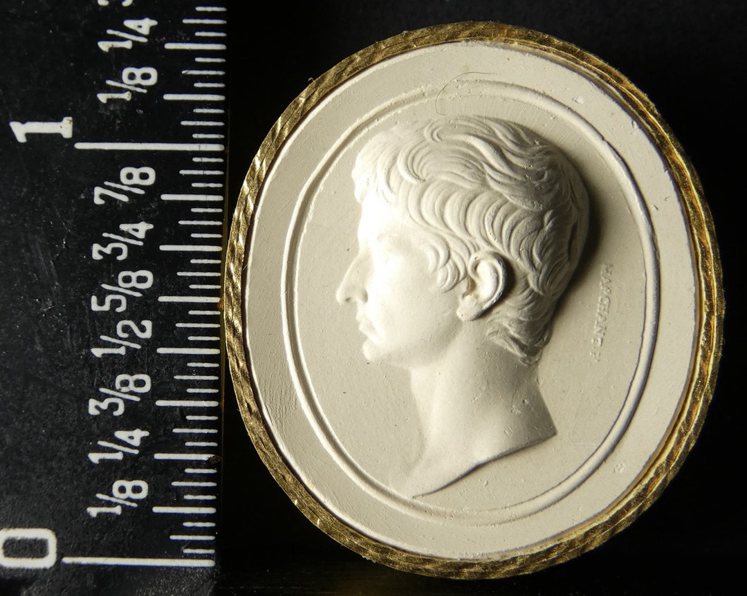 Antique Grand Tour Circa 1820 Plaster Intaglio Cameo 26 by Paoletti ...