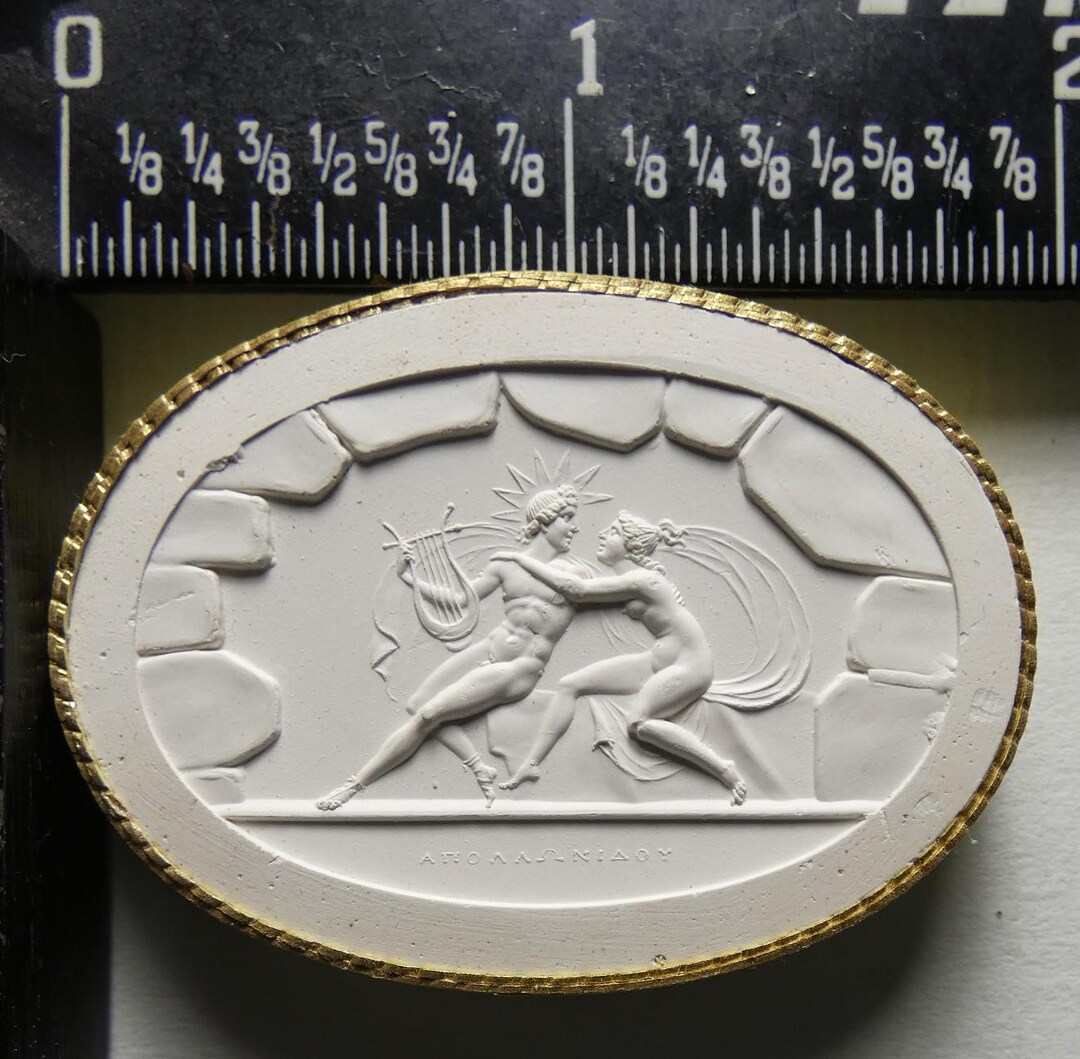 Antique Grand Tour Circa 1840 Plaster Intaglio Cameo 158 by Prince ...