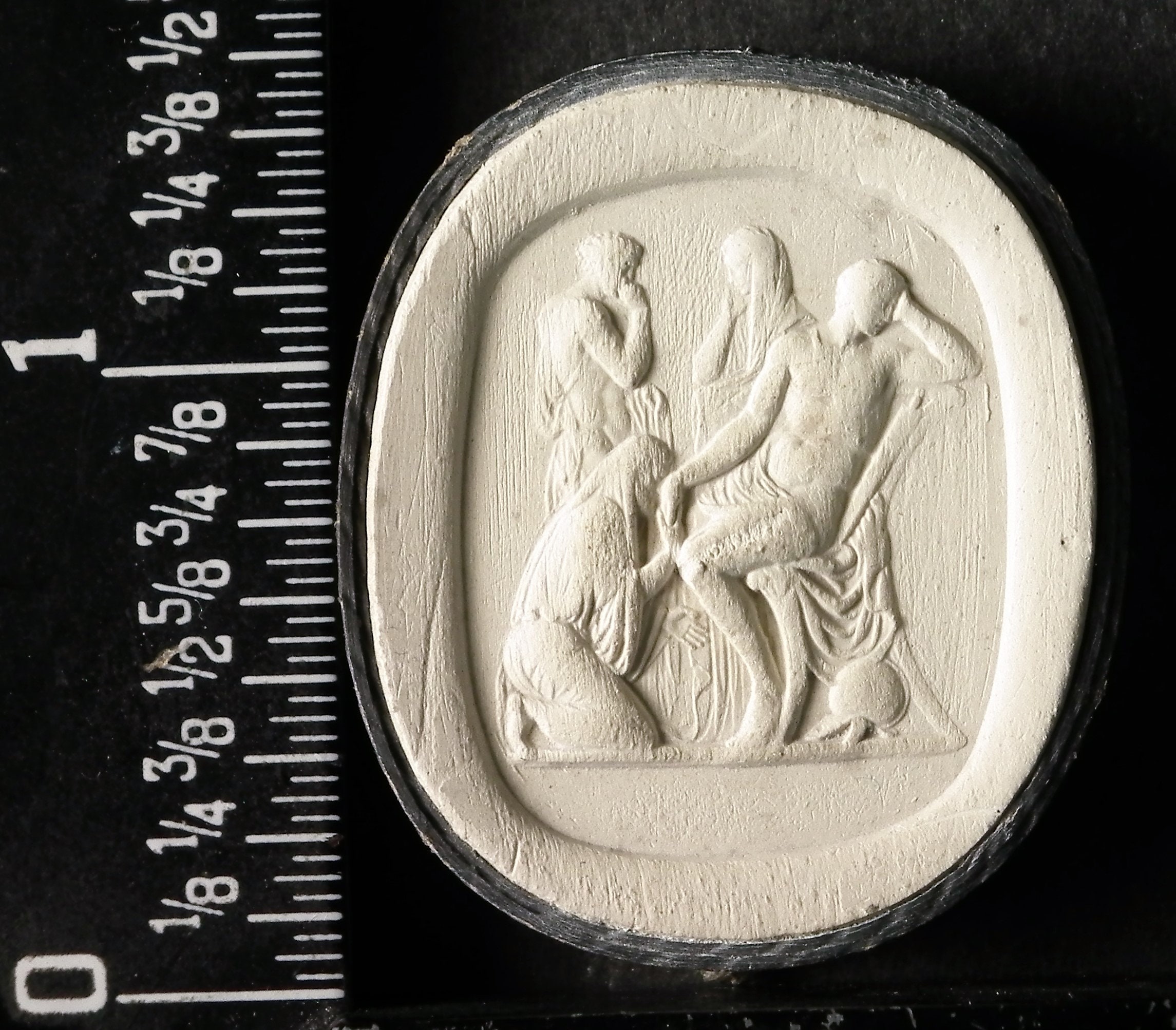 Sculpture Antique grand tour circa 1840 plaster intaglio cameo 31 by ...
