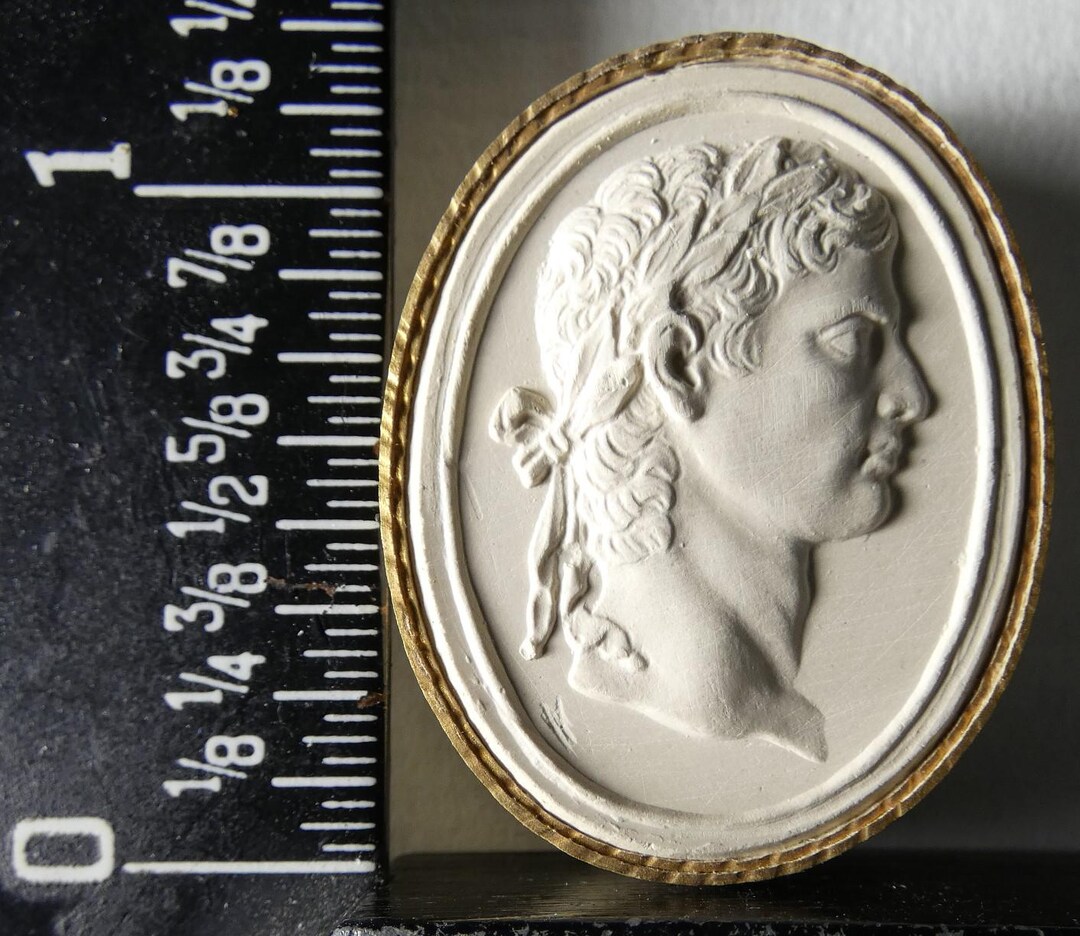Antique Grand Tour Circa 1820 Plaster Intaglio Cameo 491 by Paoletti ...