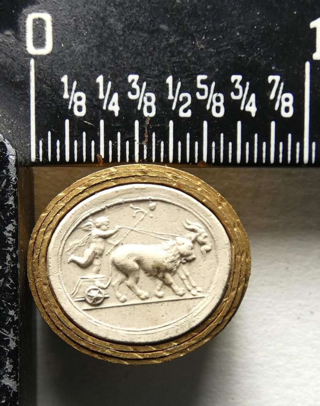 Very Rare C.1775 Antique Grand Tour Coloured Plaster Intaglio 89 by ...