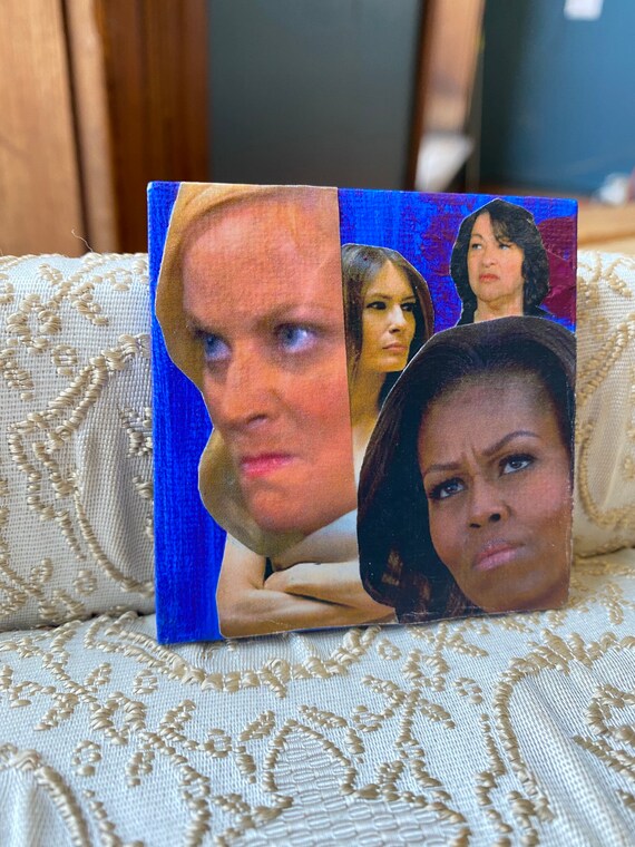 Fierce Female Magnet Original Collage Gift for Girlfriend or | Etsy