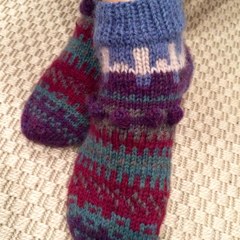 Hand Knit Socks - Etsy