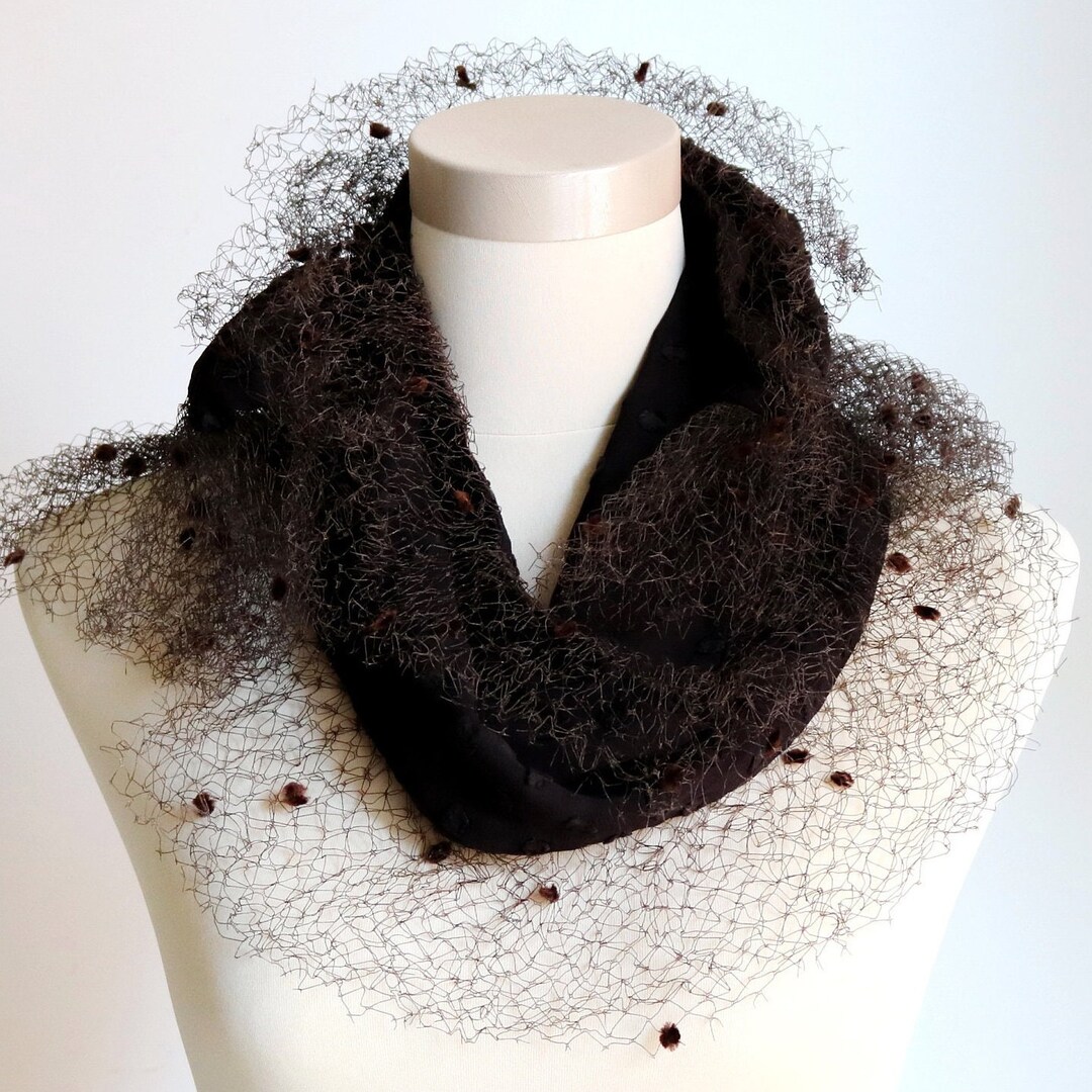 Veil Retro Scarf Italy Vintage Long Scarf Silk Retro Gatsby - Etsy