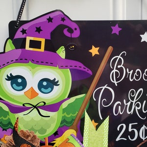 Happy Halloween Door Decor, Owl Wreath for Front Door, Halloween Porch ...