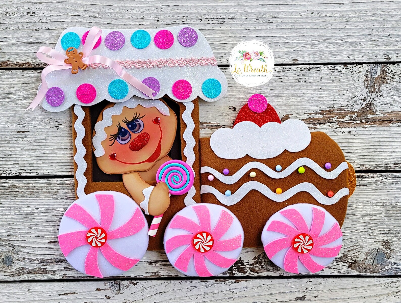 No-sew Gingerbread Train Stocking Tutorial Gingerbread - Etsy