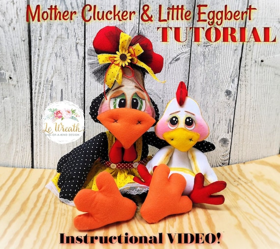 Chicken Doll DIY Tutorial Chicken Attachment DIY Rooster - Etsy