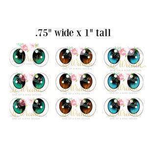 Downloadable Eye Template, Digital Eye Template, DIY Eye Template ...