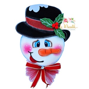 Snowman Head Pattern, No-sew Snowman E-pattern, Frosty Pattern, Snowman ...