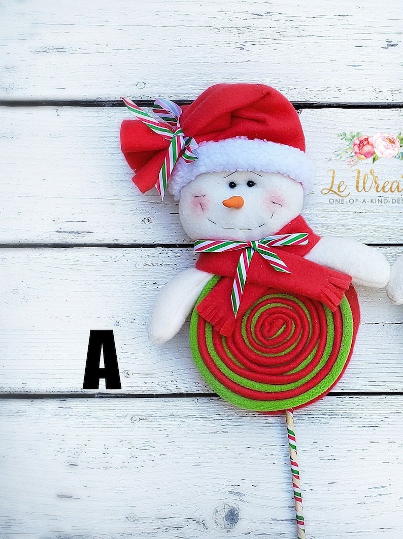 Handmade Frosty The Snowman Lollipops Whimsical Frosty Picks | Etsy