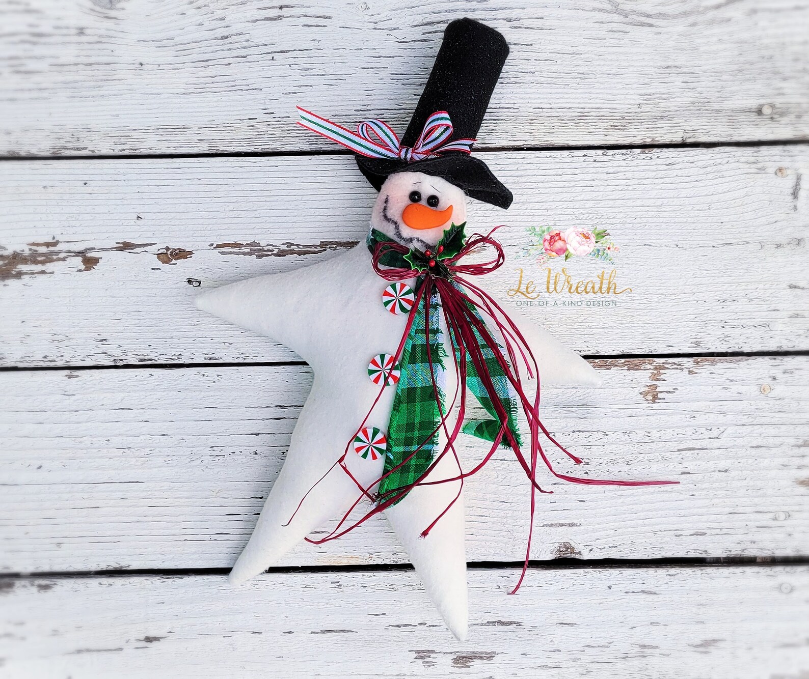 Snowman E-pattern, Sewing Snowman Star Pattern, PDF Winter Themed ...