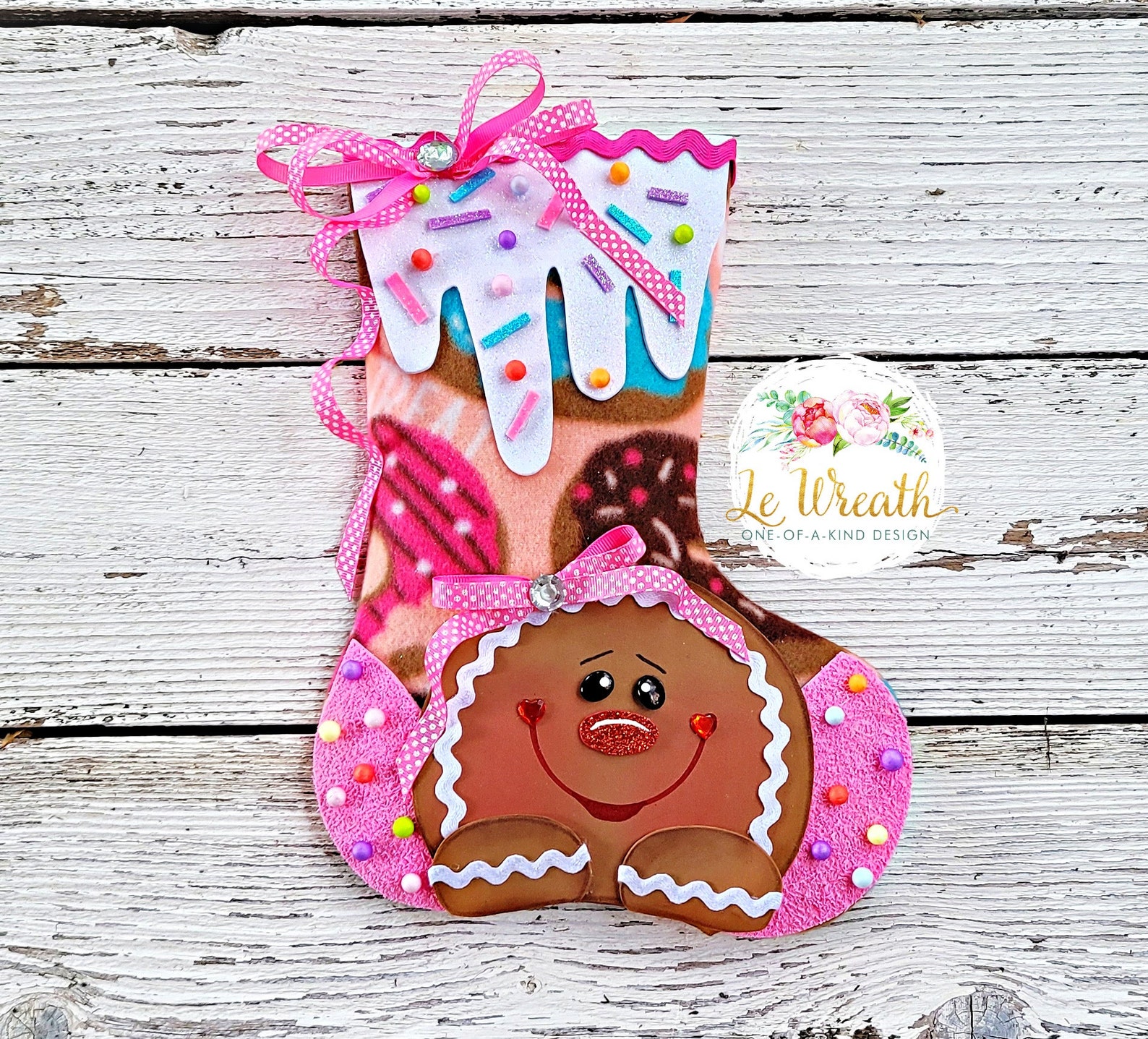 No-sew Gingerbread Train Stocking Tutorial Gingerbread - Etsy