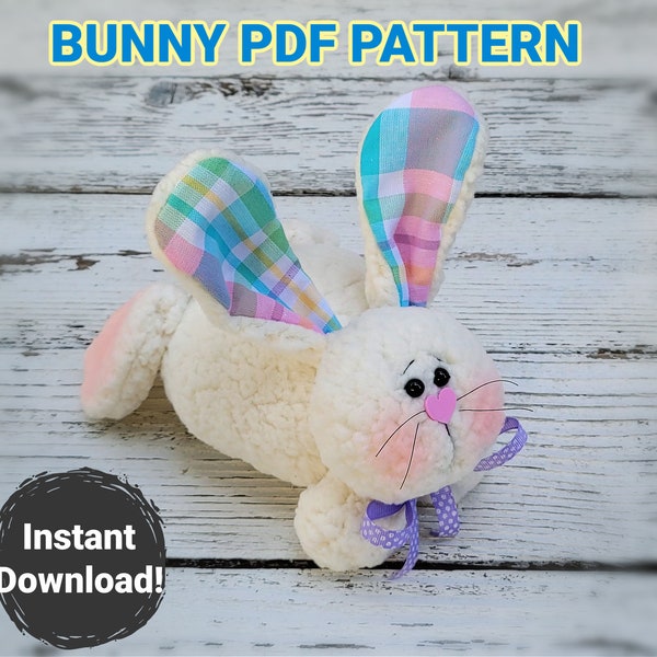 Bunny Sewing Pattern - Etsy