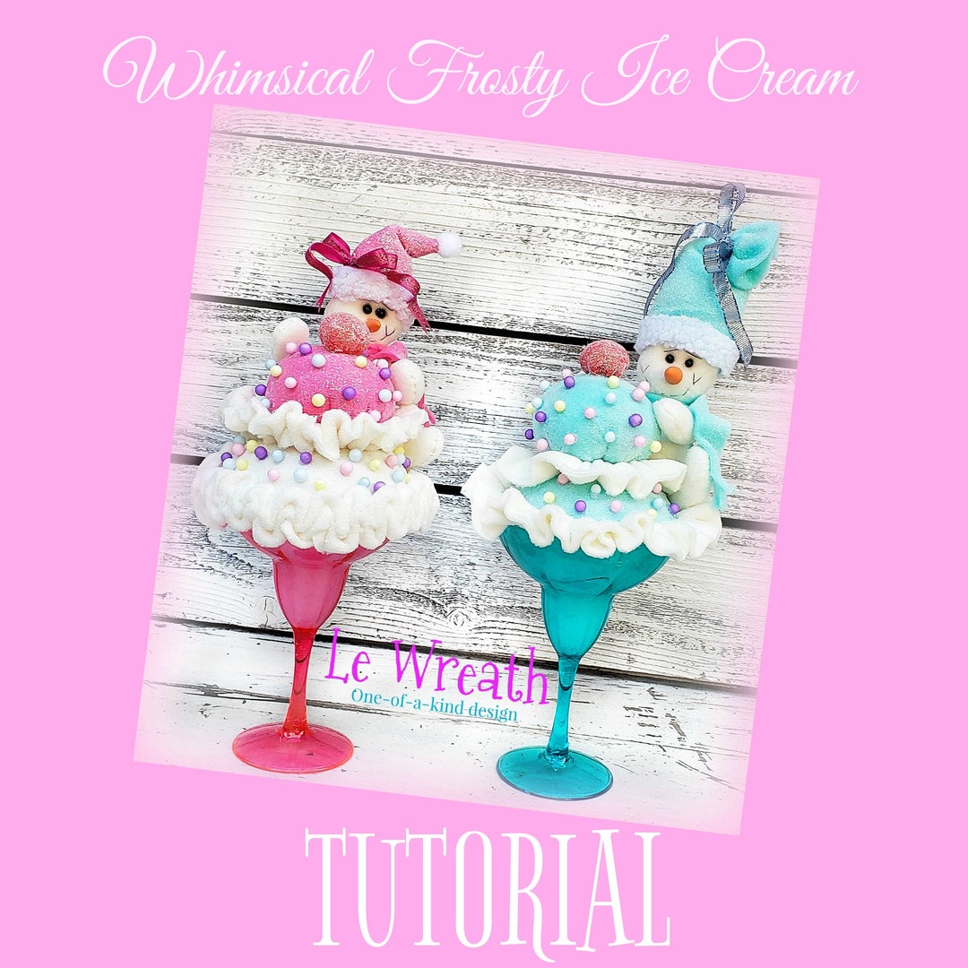 Frosty the Snowman Tutorial, Frosty Snowman Ice Cream DIY, Cupcakes ...