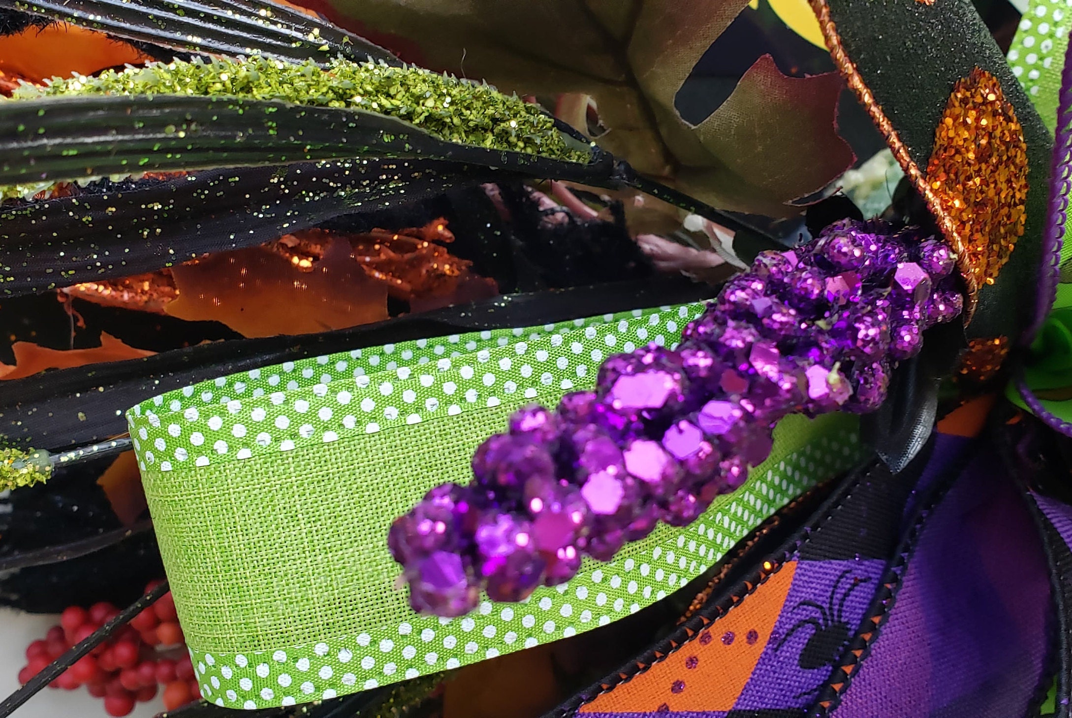 Happy Halloween Door Decor Owl Wreath for Front Door | Etsy