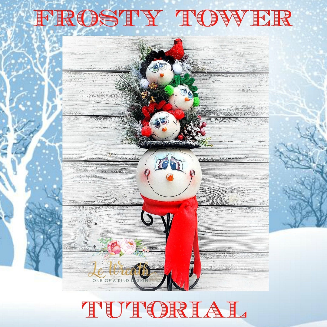 How to Video, Frosty Tutorial, Snowman DIY, Christmas Doll Making ...