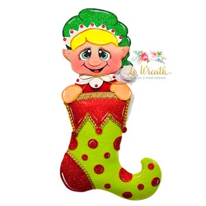 Elf Stocking Pattern, No Sewing Elf E-pattern, Elf Digital Pattern, Elf ...