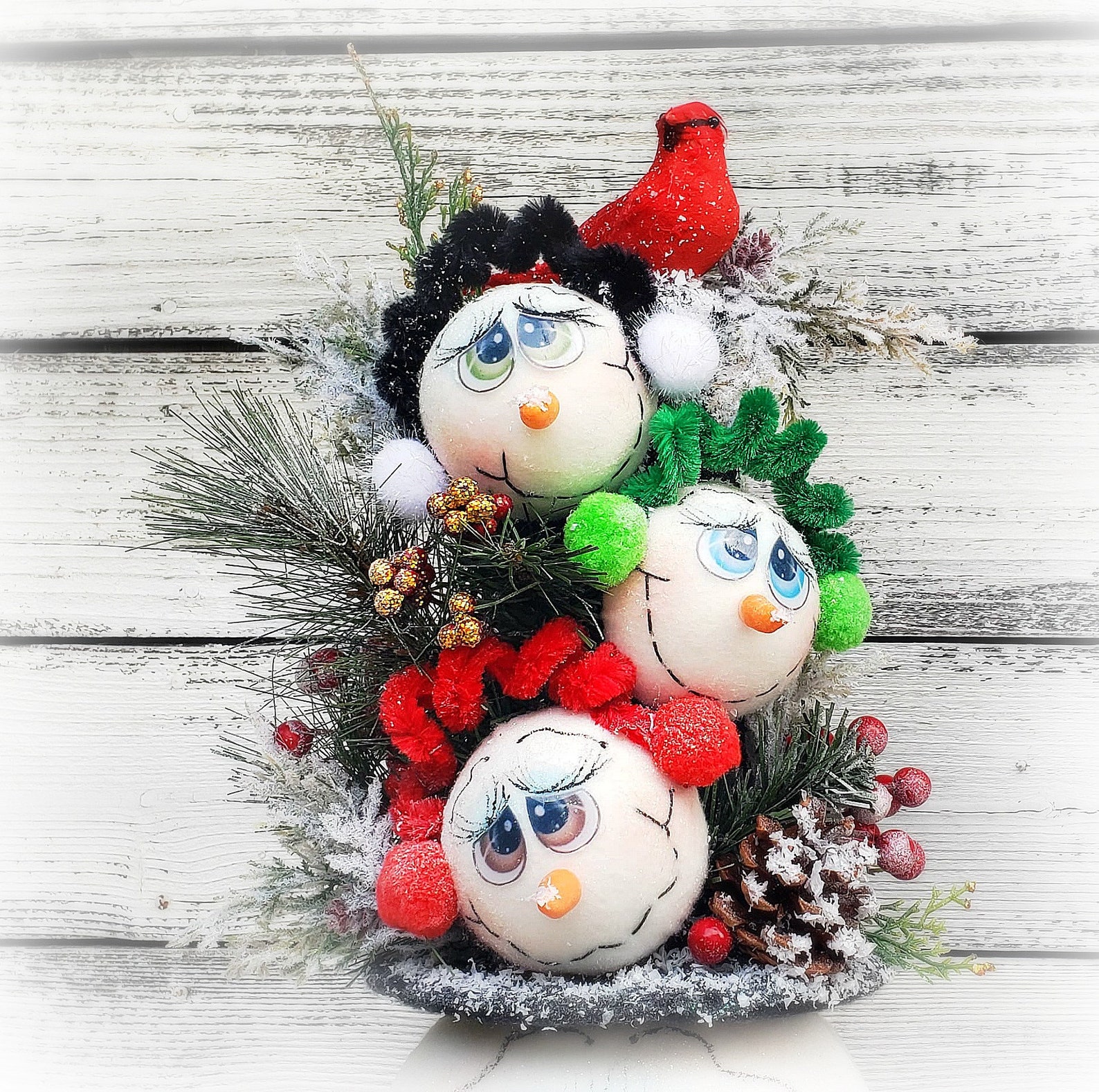 How to Video Frosty Tutorial Snowman DIY Christmas Doll - Etsy