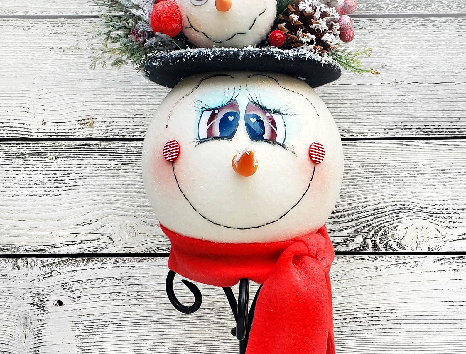 How to Video Frosty Tutorial Snowman DIY Christmas Doll - Etsy