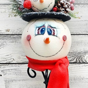 How to Video, Frosty Tutorial, Snowman DIY, Christmas Doll Making ...