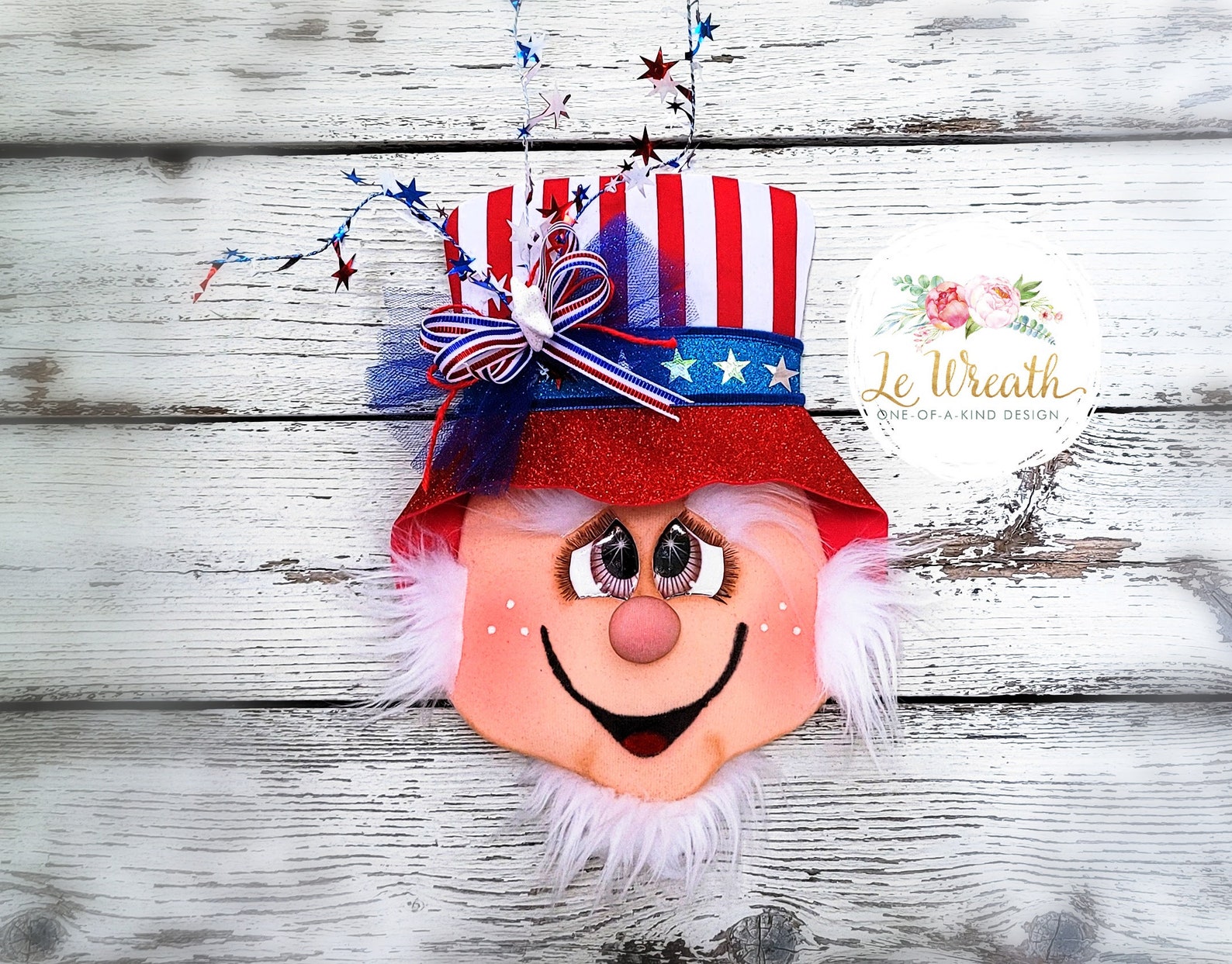 No-sew Uncle Sam PDF Pattern, Patriotic E-pattern, Uncle Sam DIY, Uncle ...