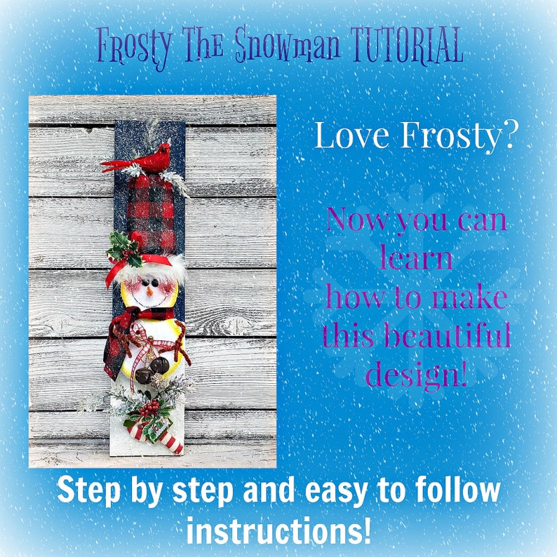 Frosty the Snowman DIY Video, Instructional Video, Wreath Attachments ...