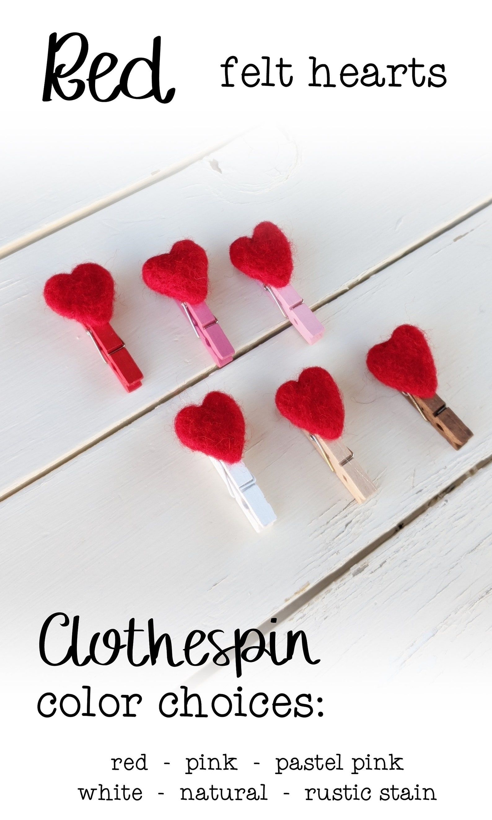 Decorative Clothespins Heart Clothespins Picture Display Pins - Etsy